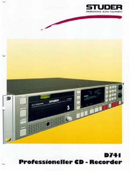 CDレコーダーを導入しました。 - STUDER D741のレビュー | ジグソー | レビューメディア