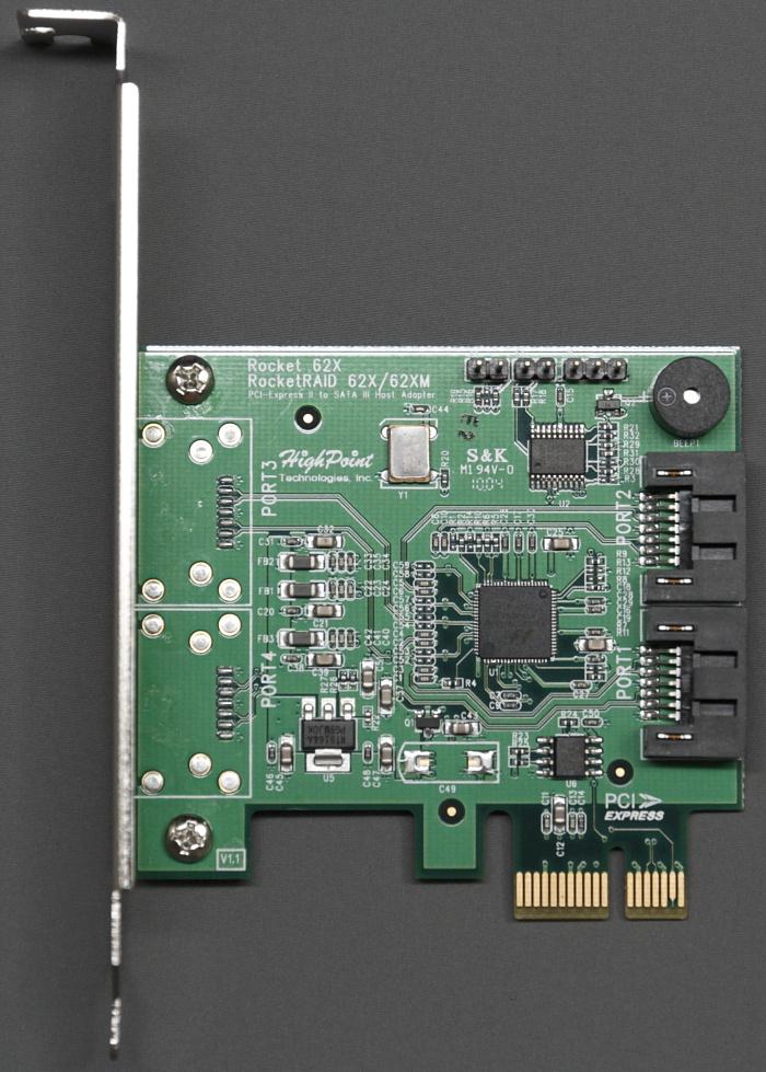 安かった - High Point SATA3.0 RAIDカード RocketRAID 620 PCI-e 2.0x1 SATA 6.0Gb/s SATA2ポートRAIDカード RR 620 ...