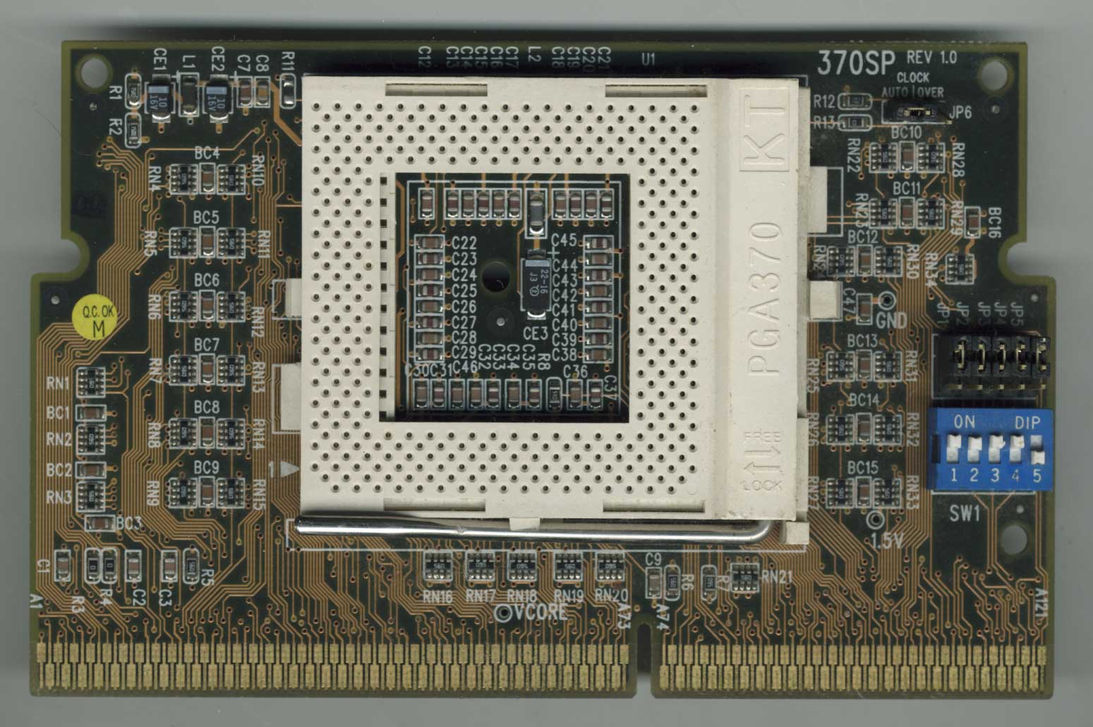 Socket370→Slot1 CPU変換ボード - 370SP REV 1.0のレビュー | ジグソー | レビューメディア