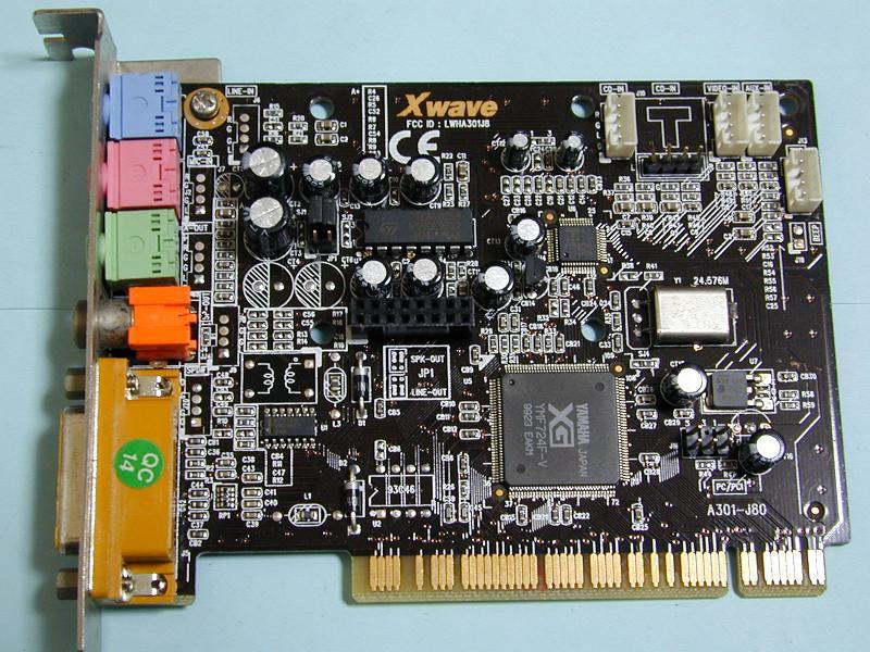大人気だったヤマハYMF724搭載！ - Labway XWave 5000 (PCI,サウンドカード)のレビュー | ジグソー | レビューメディア