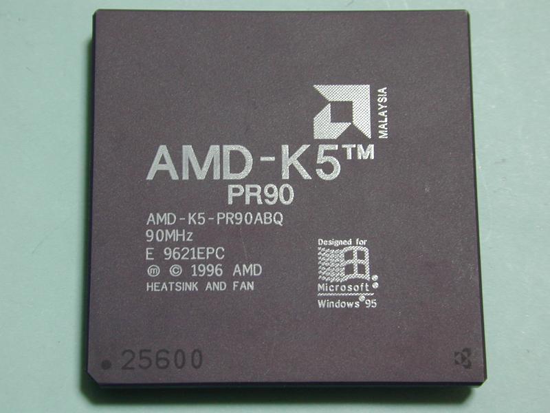 AMD初のSocket5/7のPentium対抗の互換CPU(；=ﾟωﾟ)=333 - AMD K5 5K86 90MHz (SSA/5)の ...