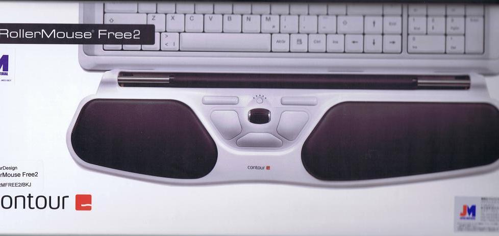 マウスと呼ぶには、無理ないですか？！ - インフォマジック ContourDesign RollerMouse Free 2 (ローラー型 ...