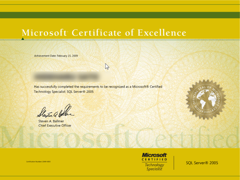 最初のMCP試験 - MCP 70-431 TS: Microsoft SQL Server 2005 - Implementation and Maintenanceのレビュー | ジグソー ...