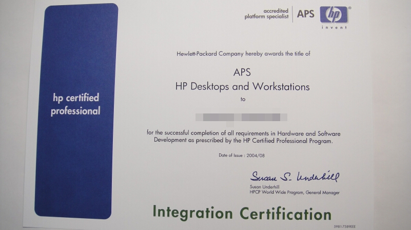 hp製品触るきっかけ - HP認定 APS (Accredited Platform Specialist) HP Desktops and ...