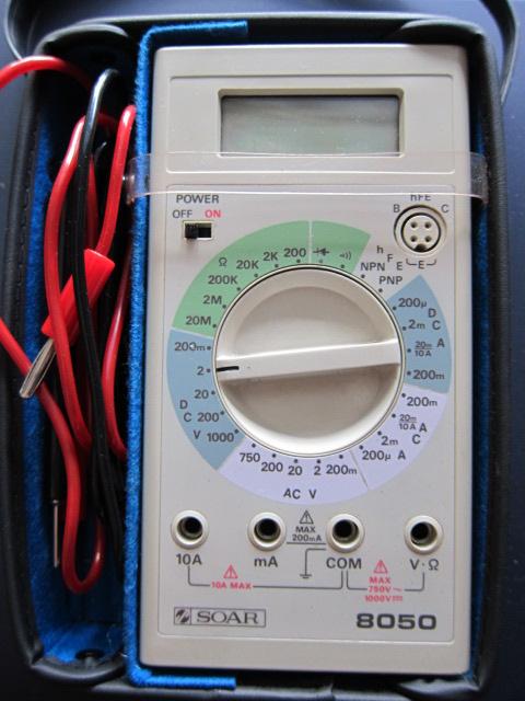 今では珍しい日本製のテスターです - SOAR 8050 Digital Multimeterのレビュー | ジグソー | レビューメディア