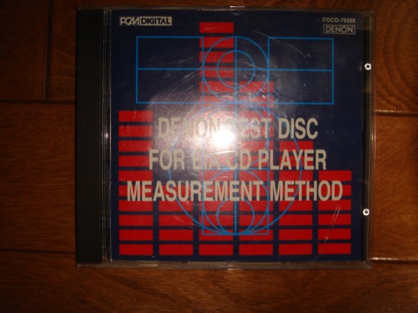 テストディスクです - DENON TEST CD FOR EIA CD PLAYER MEASUREMENT METHODのレビュー ...