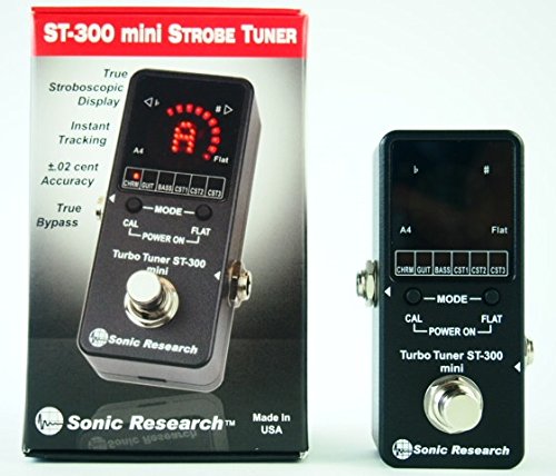 とにかく反応速度が速い 正常進化したストロボチューナー - Sonic Research ST-300 Mini Stompbox Strobe Tunerのレビュー | ジグソー ...