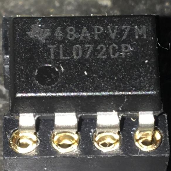 LF412に交換しろとか言われる不憫な定番品 - TI TL072CPのレビュー | ジグソー | レビューメディア