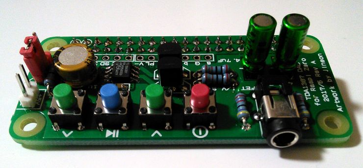 (はんだ付けできれば)超ハイCP I2s DAC - TDA1387 DAC for Raspberry Pi Zeroのレビュー ...