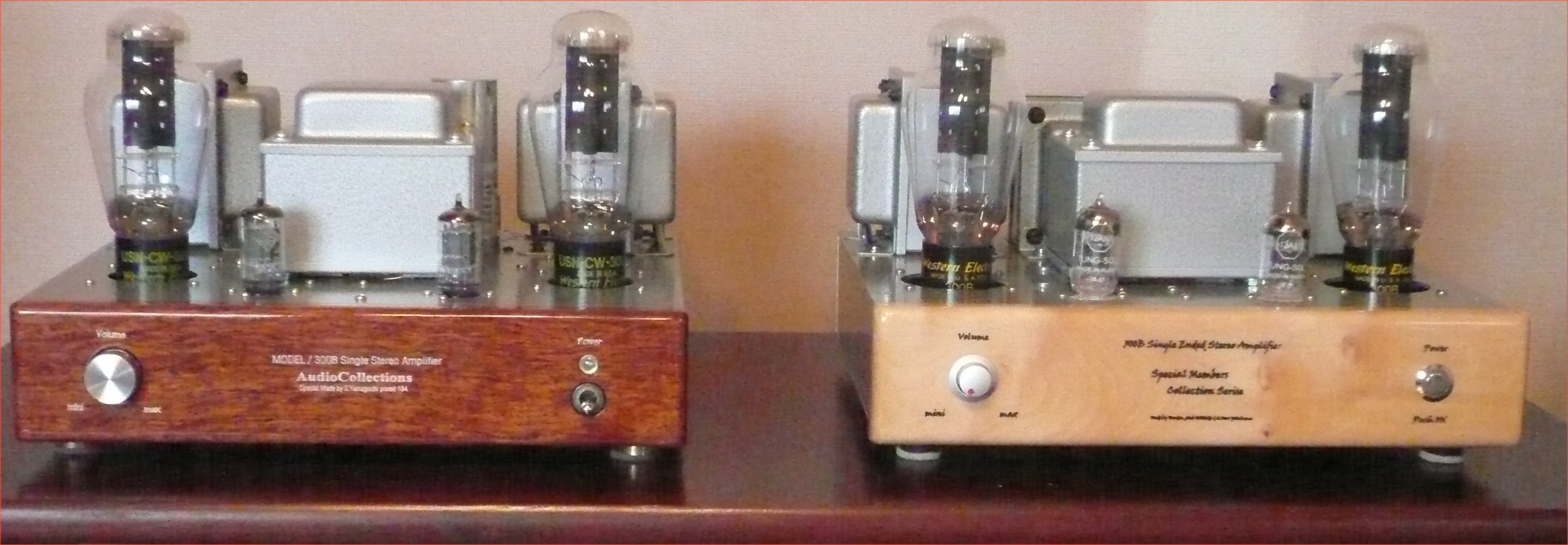 MODEL / 300Bシングルステレオパワーアンプ ホワイトシカモア材パネル - パワーアンプのレビュー | ジグソー | レビューメディア
