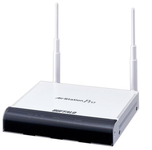PoE受電可能な無線アクセスポイント（ルーター機能なし） - BUFFALO AirStation PRO ハイパワー11g&b 無線LAN ...