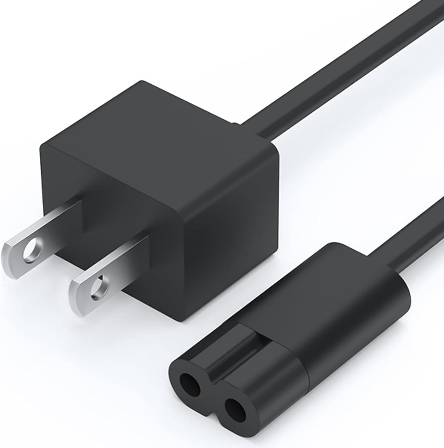 Surface Pro 純正ケーブルの置き換え用 - AC電源ケーブル メガネケーブル 電源コード 充電ケーブル メガネ型コネクター・プラグ ...